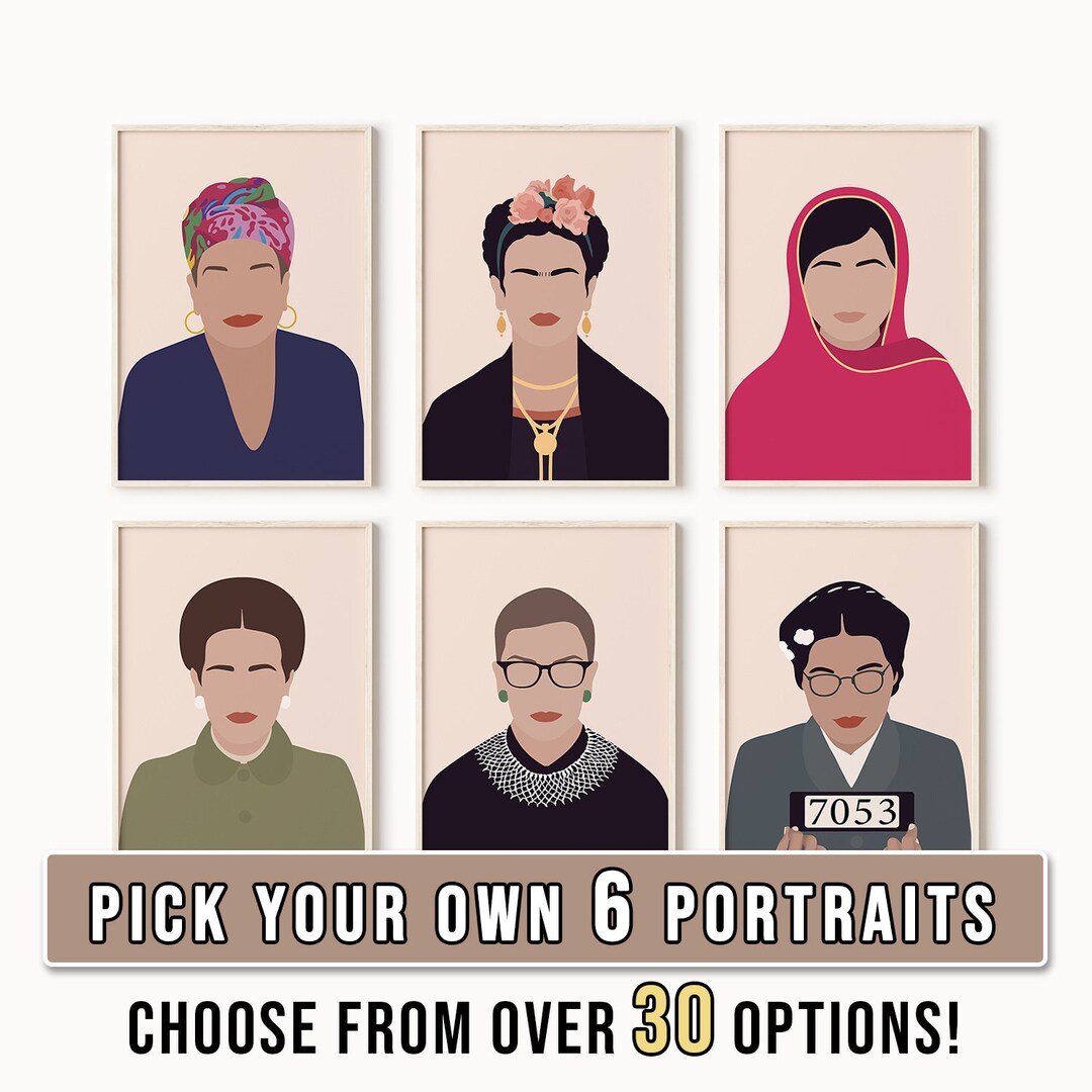 Powerful Women Print, Feminist Poster, Women in History, Feminist Art ...