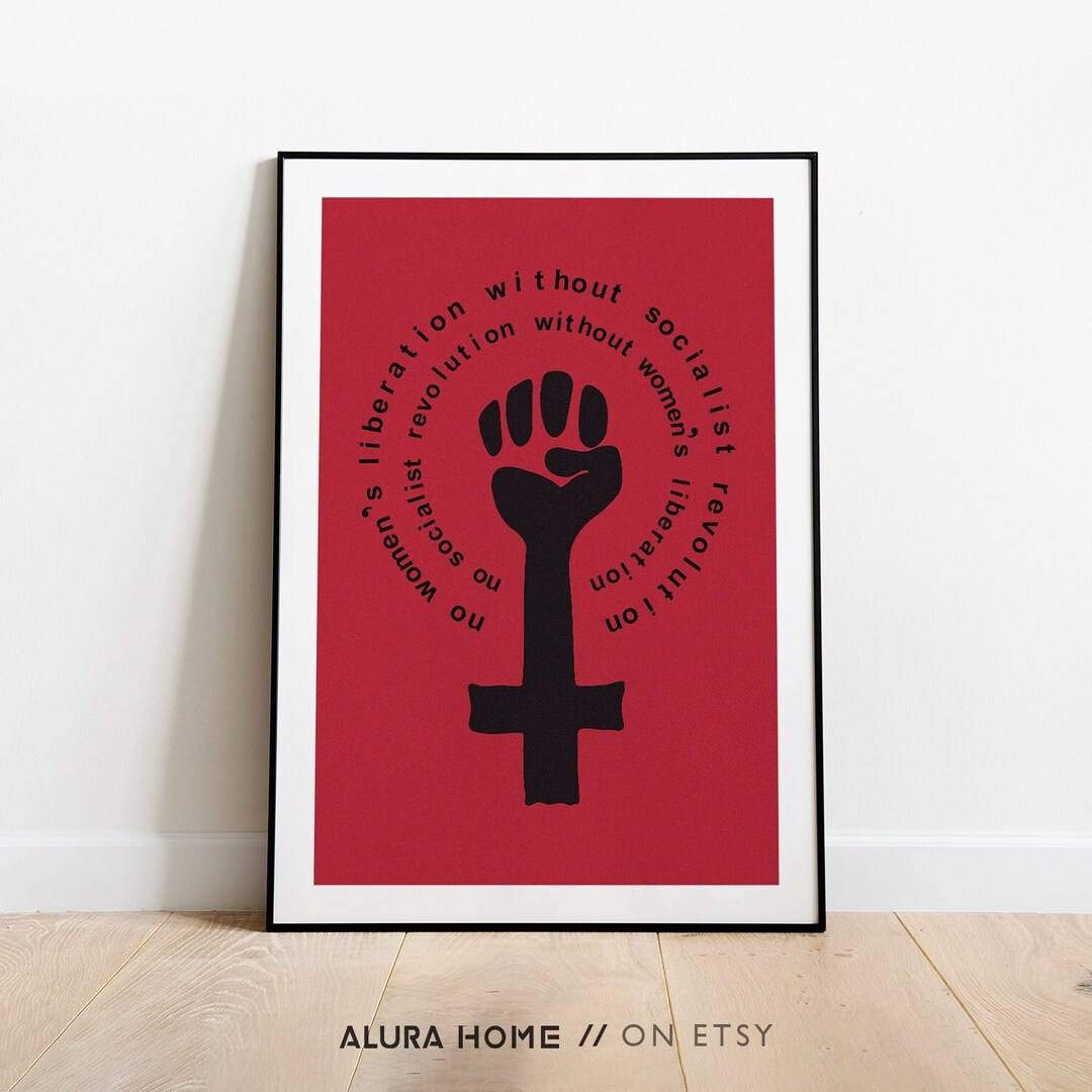 Vintage Feminist Print, Woman's Liberation 1977 Poster, Feminist Wall ...
