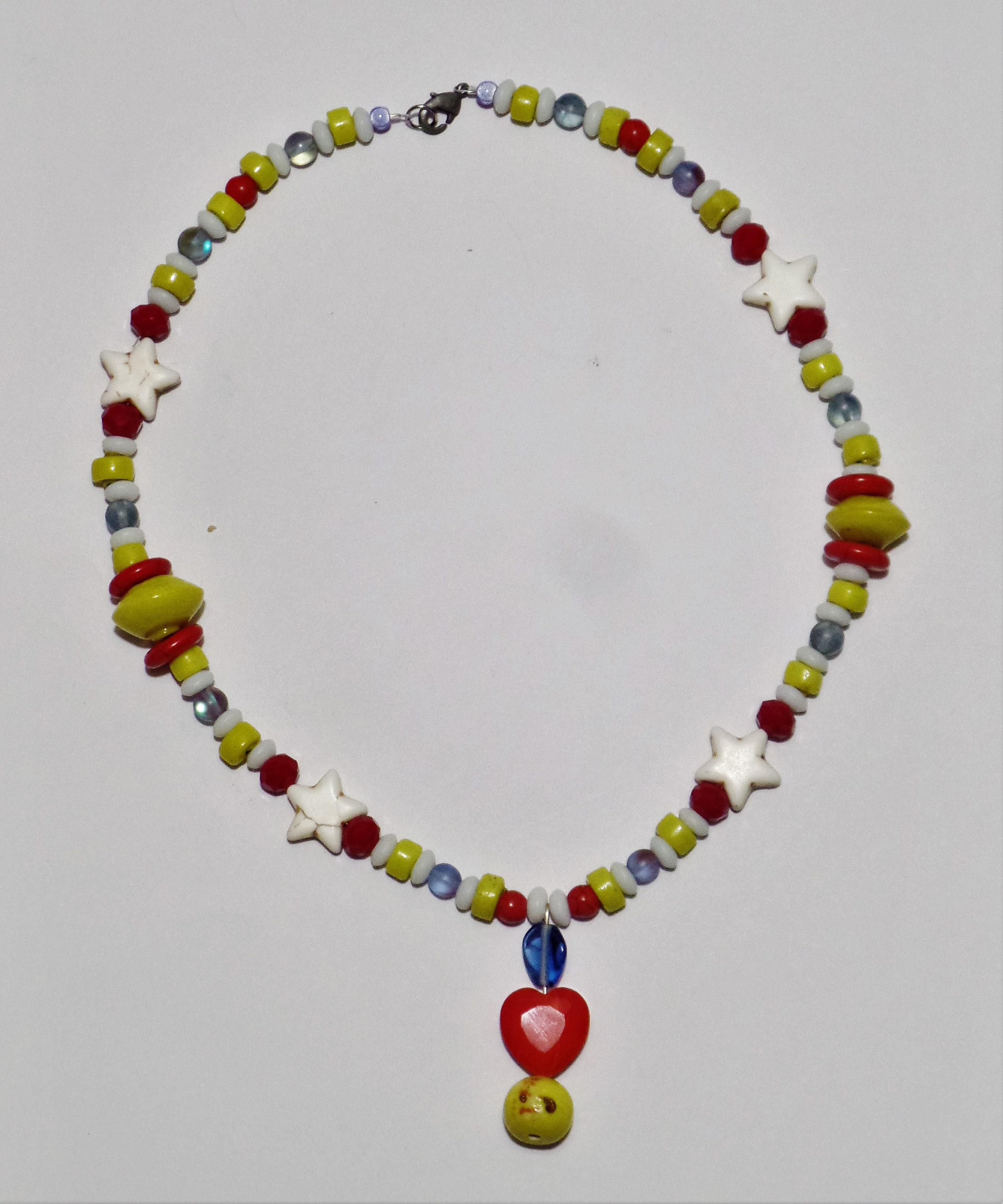 Fidget Spinning Colgante Collar: Corazón y Estrellas - Etsy España