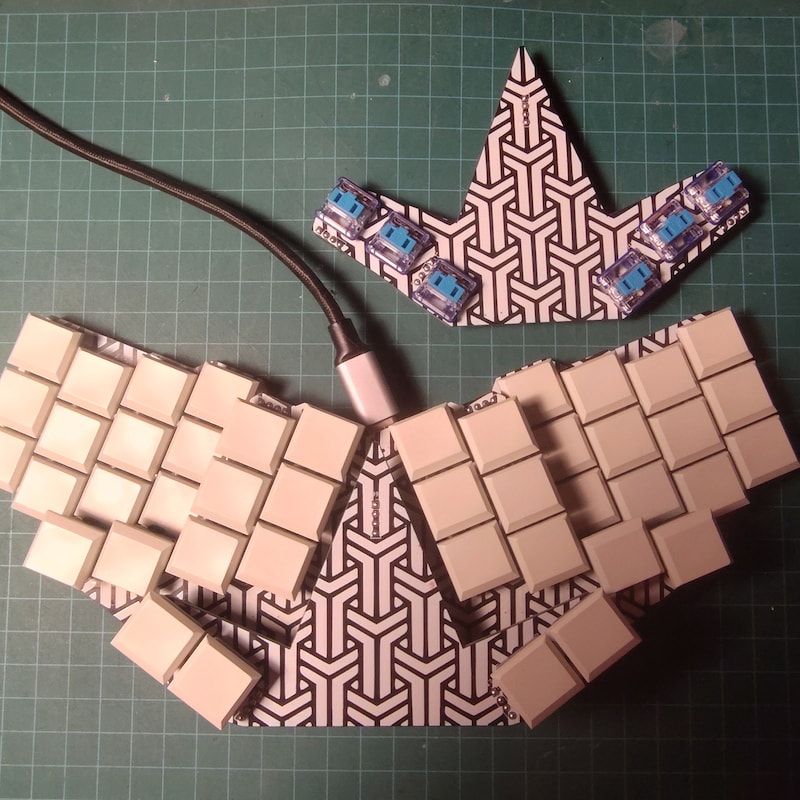 Ortholinear Keyboard - Etsy