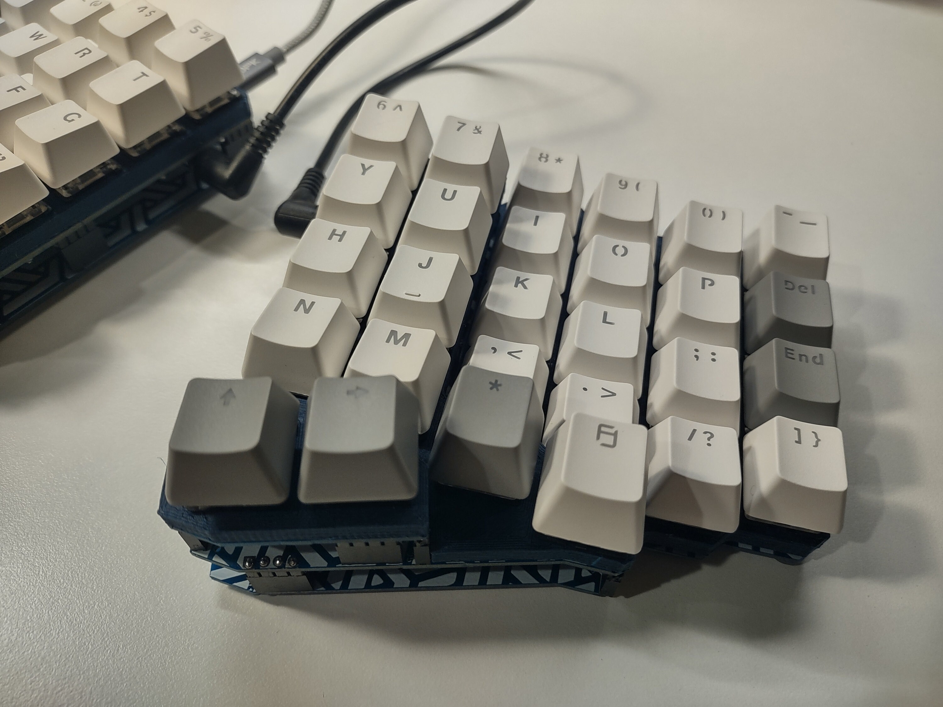 Thumbsup V4 5x6 Ergonomic Contoured Mechanical Keyboard - Etsy