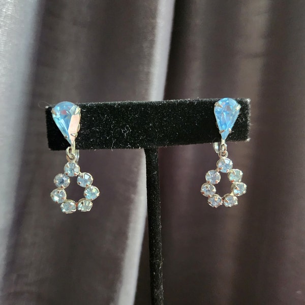 Ice Blue Earrings - Etsy