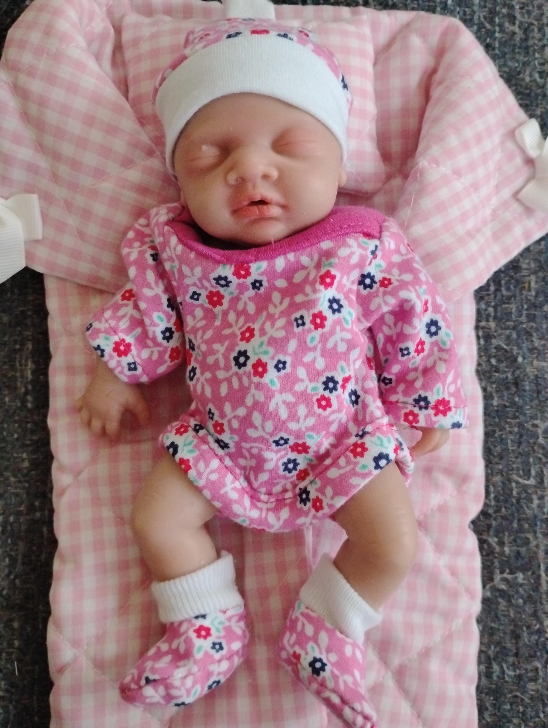 6 & 7 Doll OUTFIT DRESS CLOTHES 1 Set Girl Mini Silicone Baby Doll ...