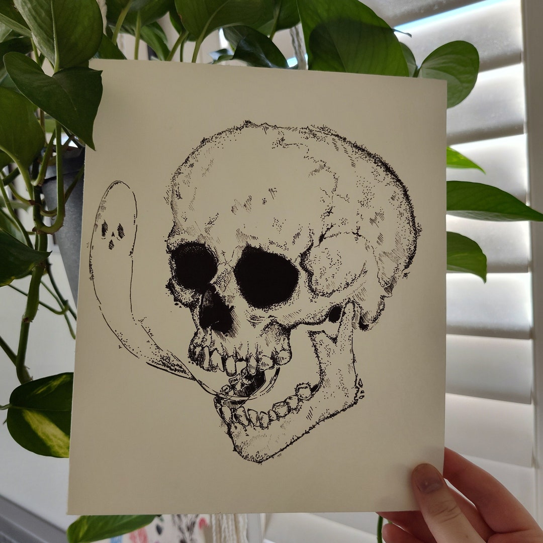 Skully- Print - Etsy