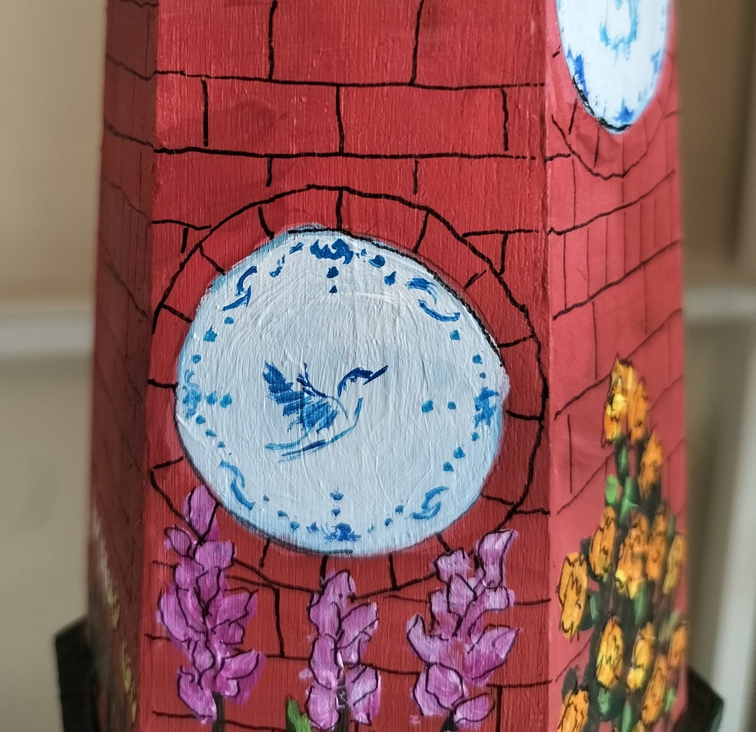 Weathered Windmill Whimsical Birdhouse - Etsy