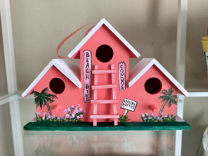 Beach Lovers Will Fall in Love With This Beach Bird Condos Hand Painted ...