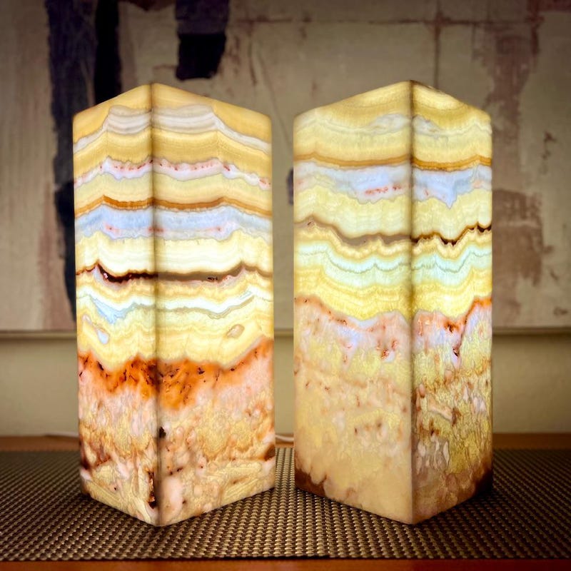 Onyx Lamps - Etsy