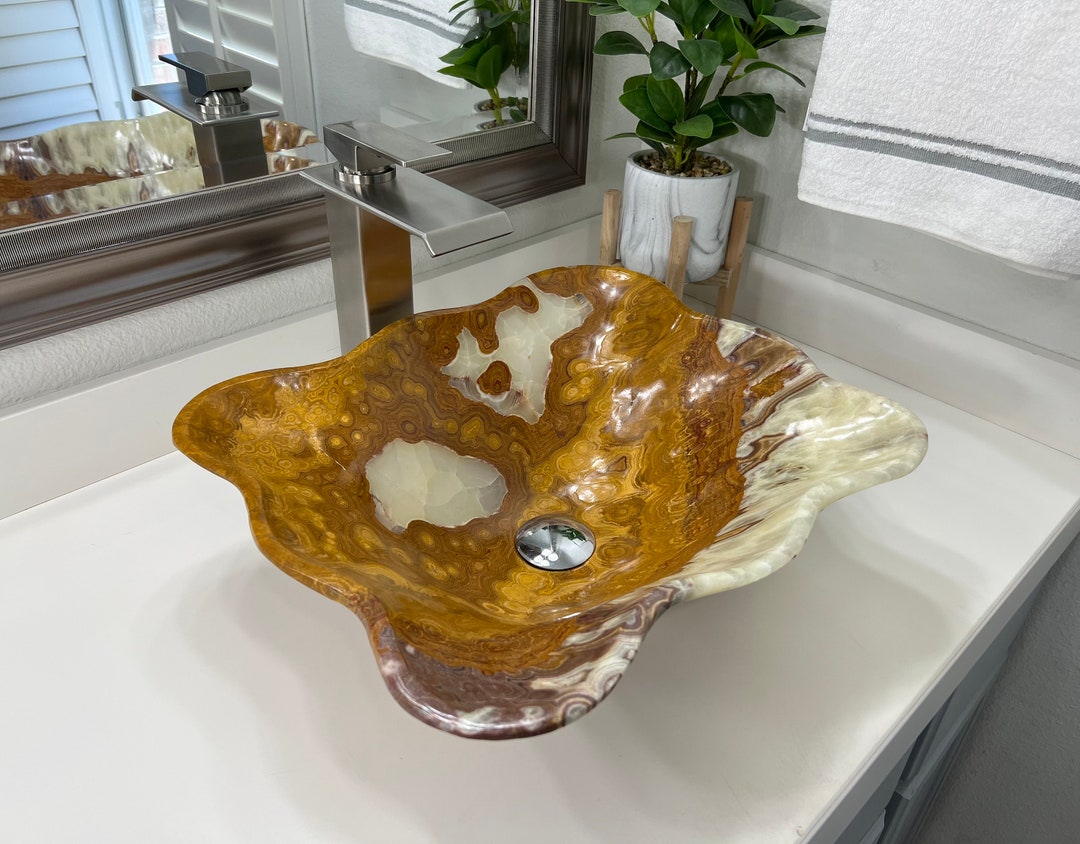 Onyx Sink | Stone Sink | Vessel Sink | Bathroom Sink | Vanity Sink ...