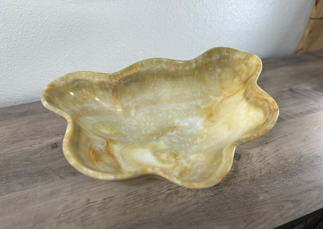 Onyx Stone Centerpiece | Stone Bowl | Onyx Centerpiece | Beautiful Bowl ...