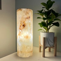 Stone Lamp - Etsy