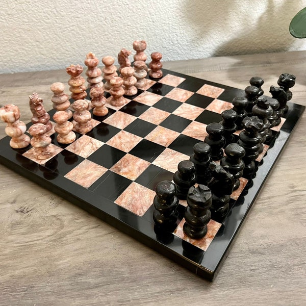 Stone Chess Set - Etsy