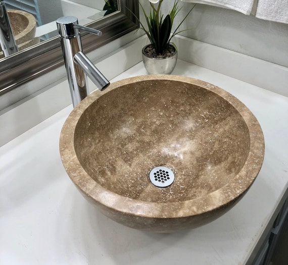 Onyx Stone Vessel Sink Modern Natural Stone Bathroom Sink Etsy Onyx