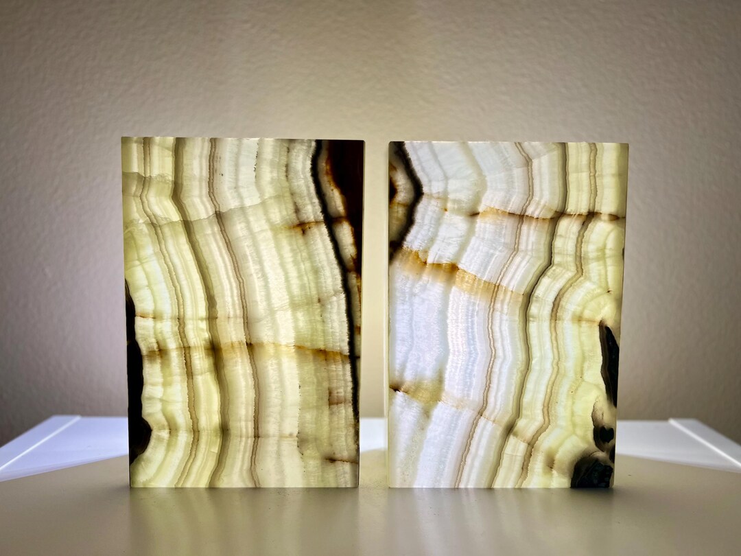 2 Onyx Covers - Onyx Sconces - Wall Lamps - Covers for Wall Lightbulbs ...
