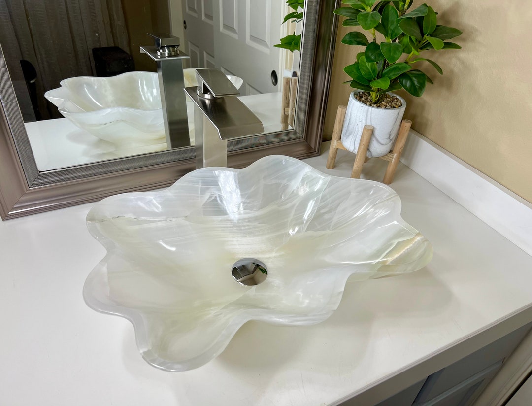 Stone Sink | Onyx Sink | Beautiful Sink | Onyx Bowl | Vessel Sink for ...