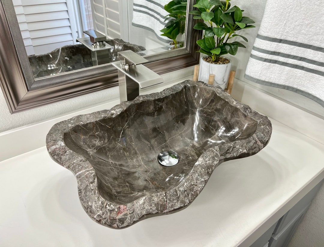 Marble Sink | San Luis Stone | Stone Sink | Vessel Sink | Bathroom Sink ...