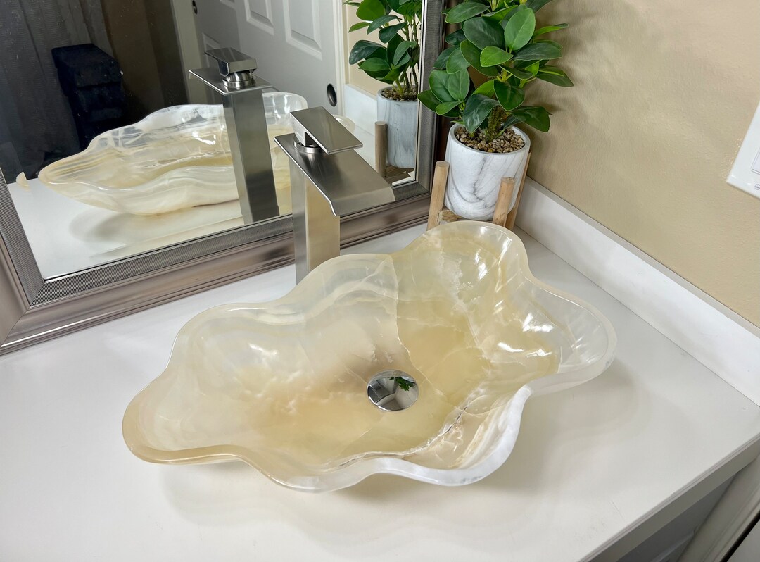 Onyx Sink | Onyx Bowl | Vessel Sink for Bathroom | Vanity Sink | Stone ...