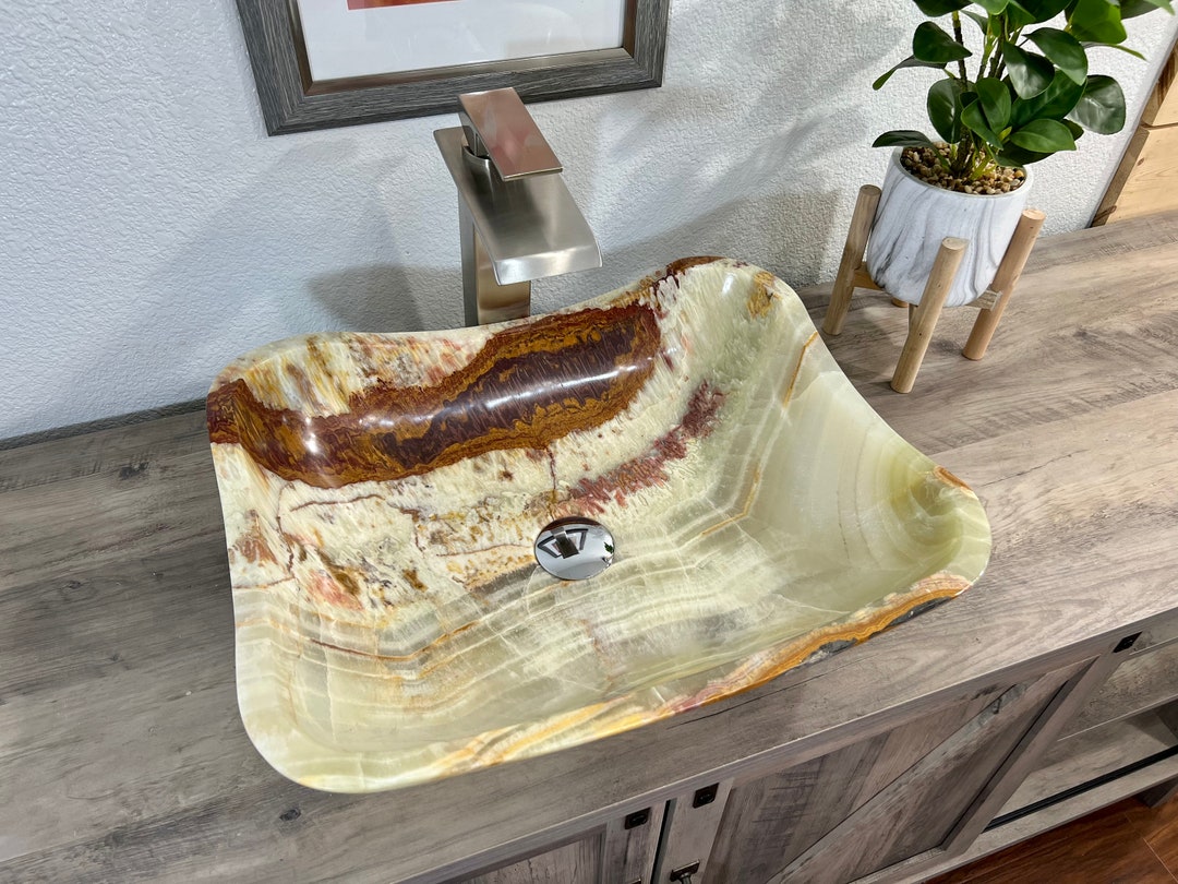 Onyx Sink | Stone Sink | Bathroom Vessel Sink | Bathroom Sink | Vanity ...