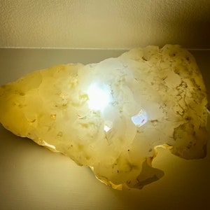 Stone Light / Illuminated Onyx Stone / Onyx Light / Stone Lamp / Onyx ...
