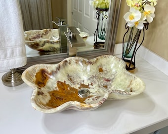 Onyx Sink | Vessel Sink for Bathroom | Onyx Bowl | Stone Sink | Bowl ...