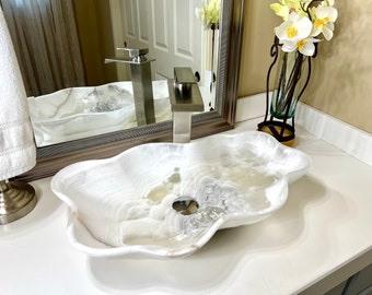 Onyx Sink | Onyx Vessel Sink | Stone Sink | Onyx Stone Sink | Vessel ...