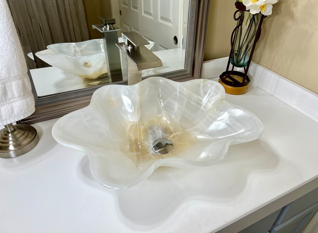 Onyx Sink | Stone Vessel Sink | Onyx Bowl | Vessel Sink for Bathroom ...