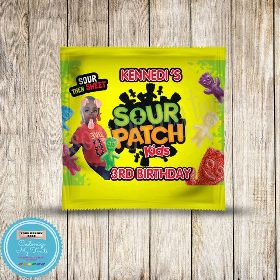Sour patch kids candy wrapper 0.5oz pack | Etsy