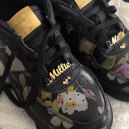 Custom Name Lace Locks 18K Gold Dubraes Personalized | Etsy