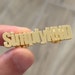 Custom Name Pin - Gold/silver Plated Stainless Steel Name Pin ...