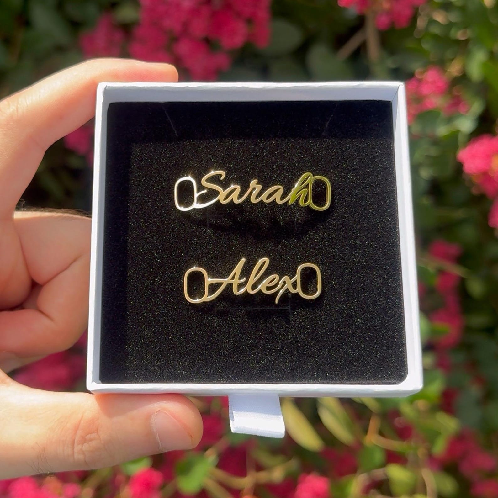 Custom Name Lace Locks, 18K Gold Dubraes, Personalized Shoelace Locks ...