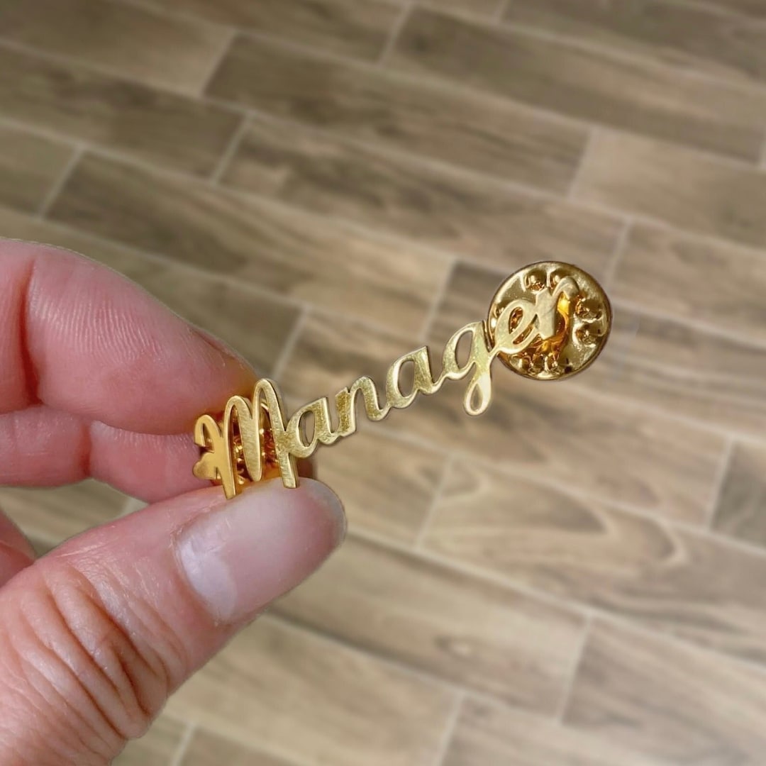 Custom Name Pin, Personalized Name Brooch, 2 Pin Customizable Brooch ...