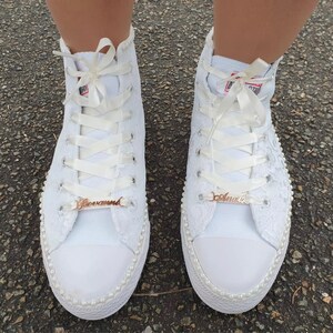 Custom Name Lace Locks, 18K Gold Dubraes, Personalized Shoelace Locks ...