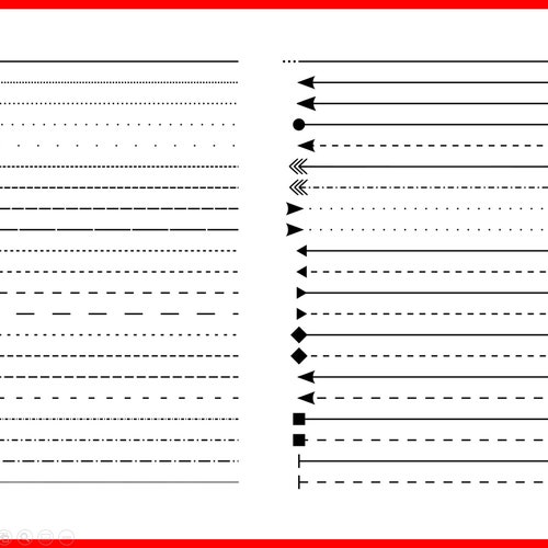 BASIC LINE TYPES Svg Element Bundle cricut Download | Etsy Canada