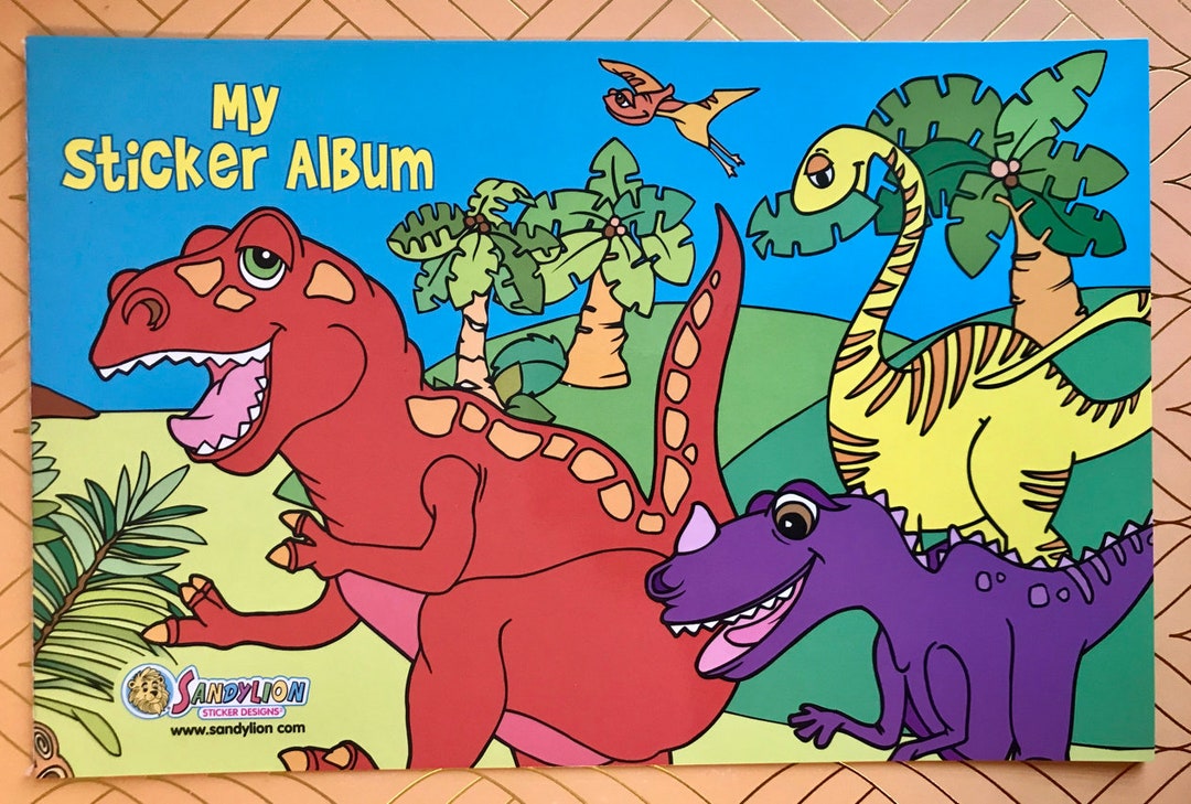 Sandylion Sticker Album Dinosaurs 2005 - Etsy