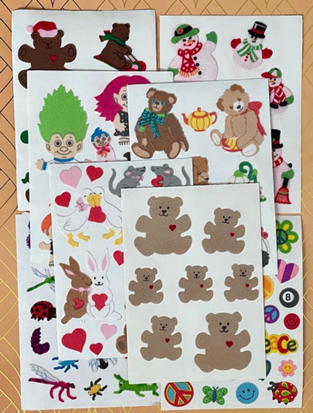Sandylion Sticker Maxi Fuzzy - Etsy