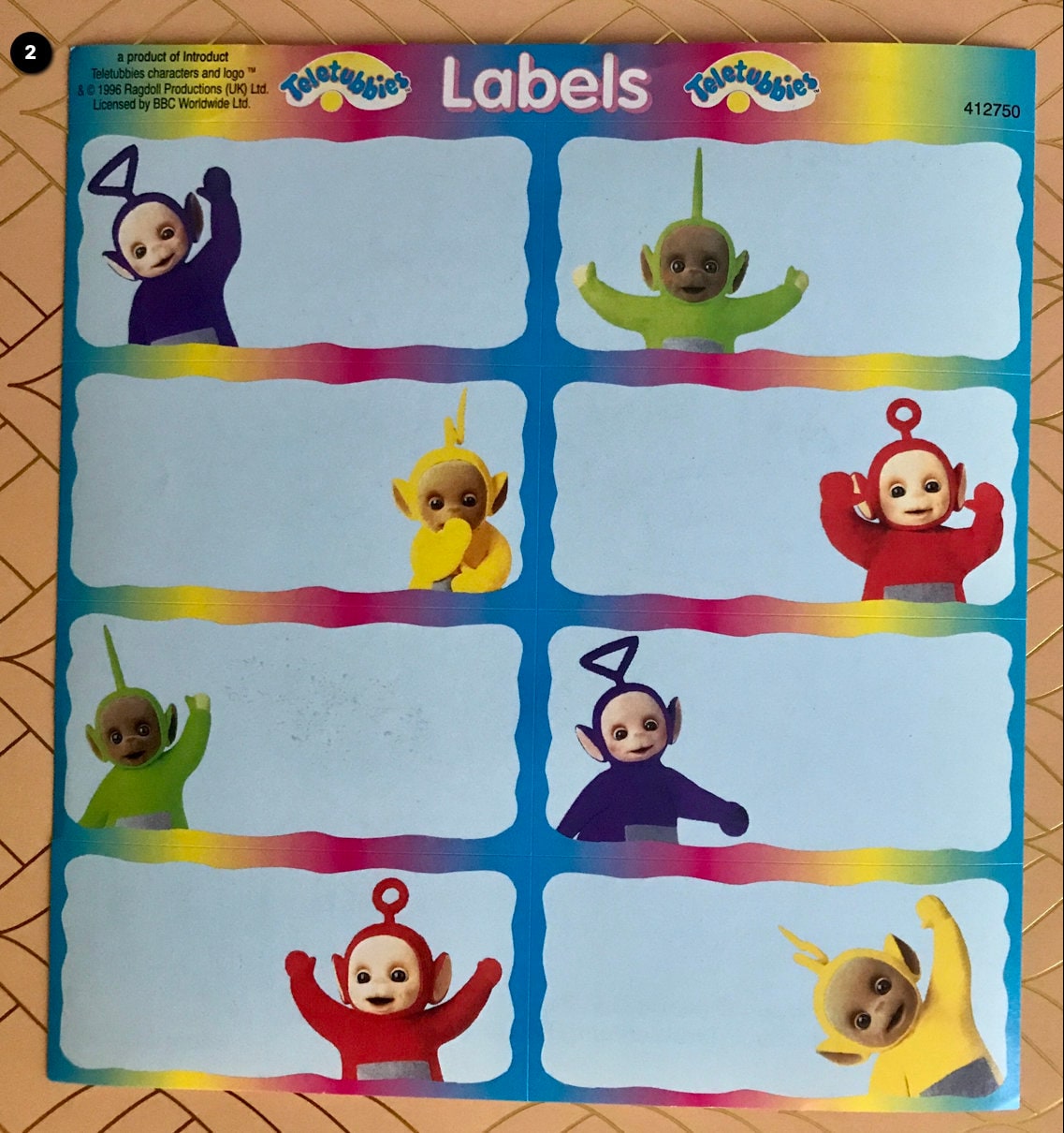 Teletubbies Stickers 1996 New | Etsy UK