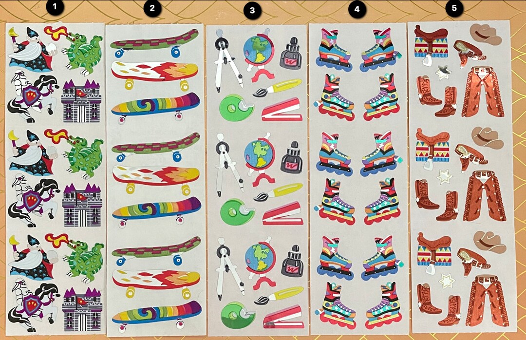Sandylion Sticker Mylar Strips - Etsy