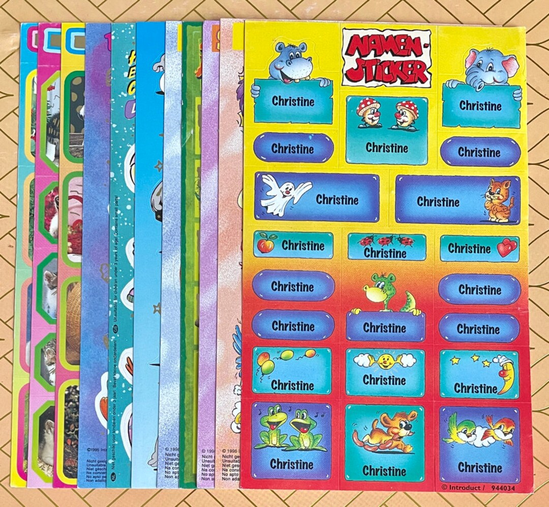 Introduction Stickers Vintage - Etsy