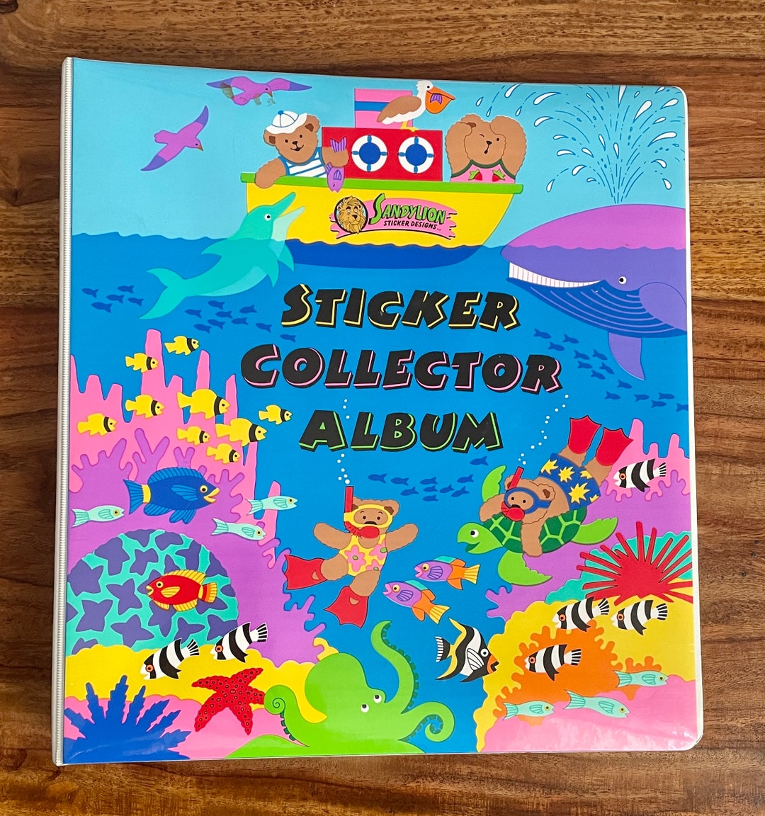 Sandylion Sticker Collector Album Sea Creatures - Etsy