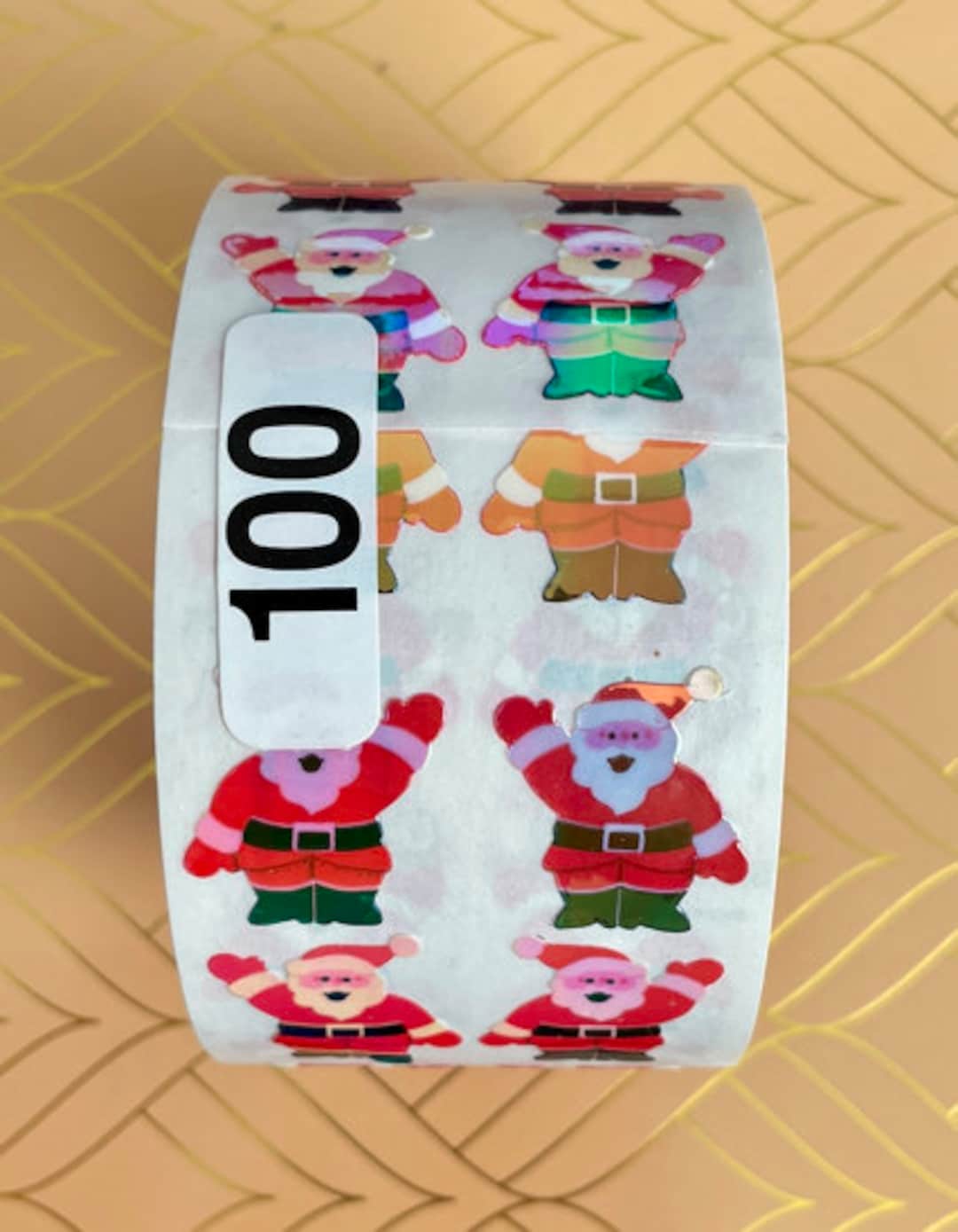 Sandylion Sticker Roll Santa Pearly - Etsy