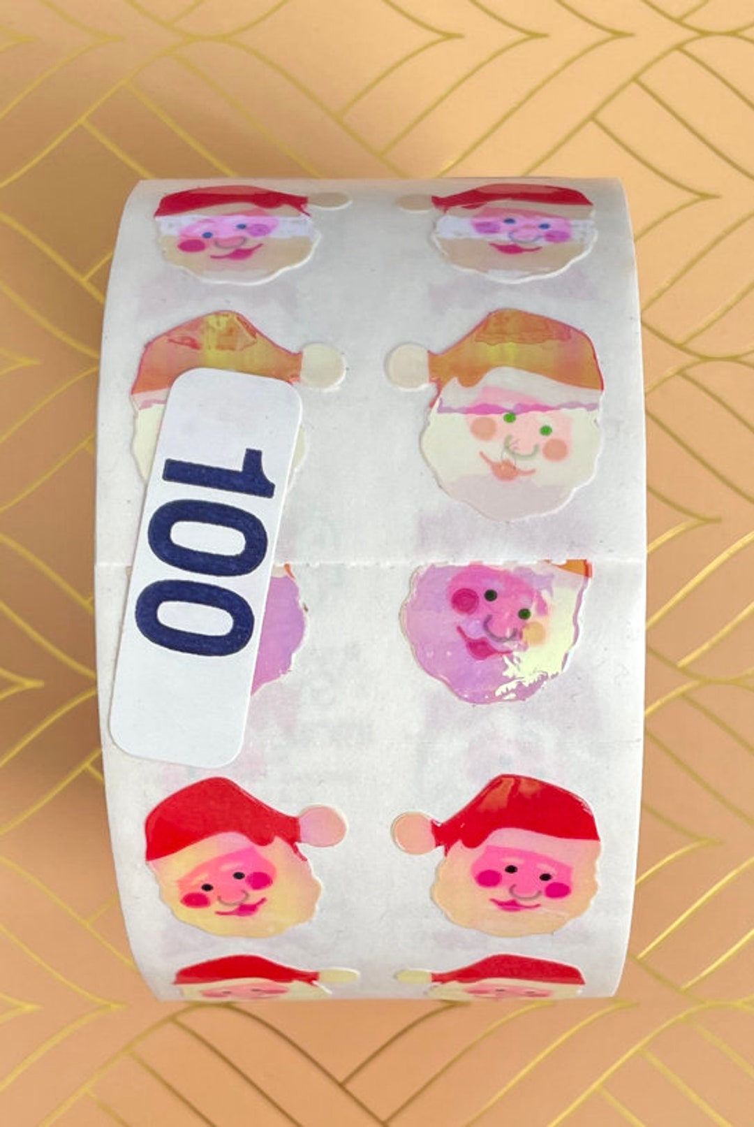 Sandylion Sticker Roll Santa Pearly - Etsy