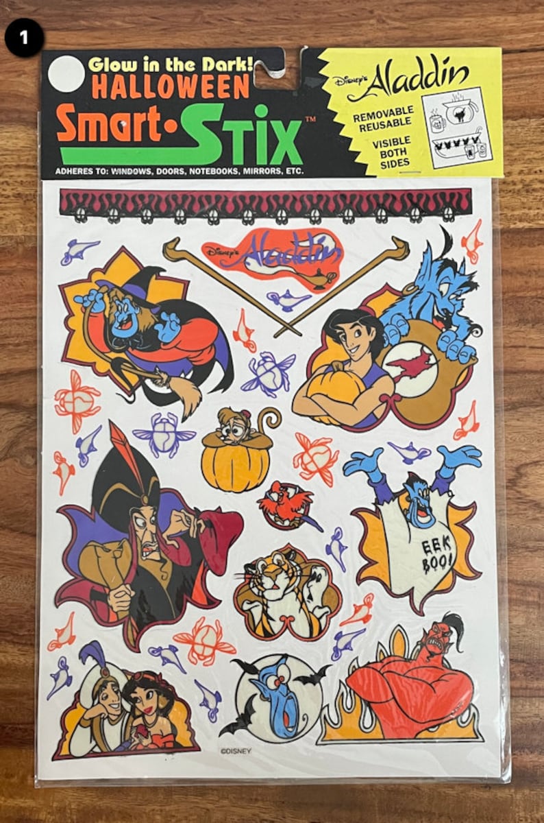 Smart Stix Stickers GIANT Disney's the Lion King & Aladdin - Etsy