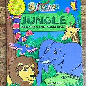 Sandylion Sticker Fun & Color Activity Book 2000 - Etsy