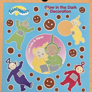 Introduct Sticker Teletubbies & Disneys Glow in the Dark - Etsy