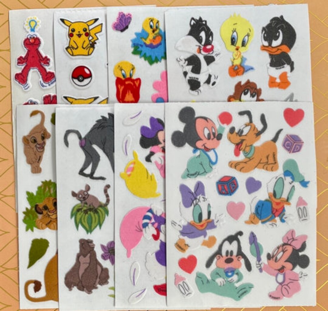 Sandylion Sticker Maxi Fuzzy - Etsy