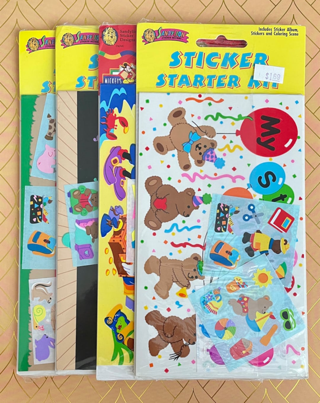 Sandylion Sticker Starter Kit (album+stickers) - Etsy