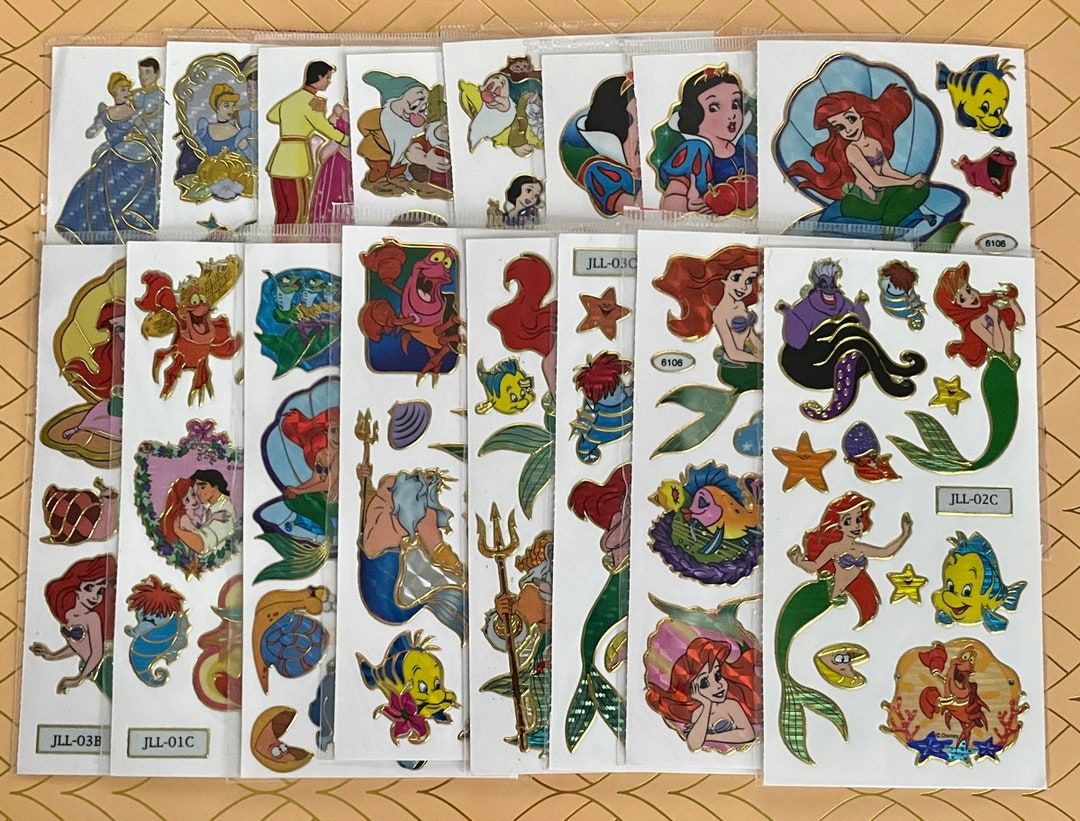 Vintage Disney Stickers - Etsy