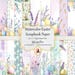 Pastel Easter Theme Digital Paper 8.5 X 11 - 45 Pdf - Printable Paper ...