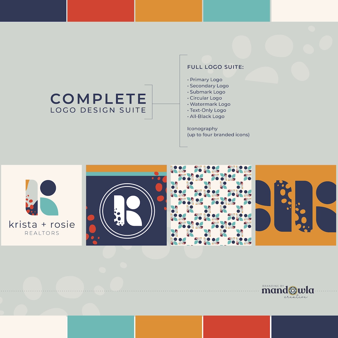 Full Logo Suite, Custom Logo Design Package, Brand Identity Kit ...