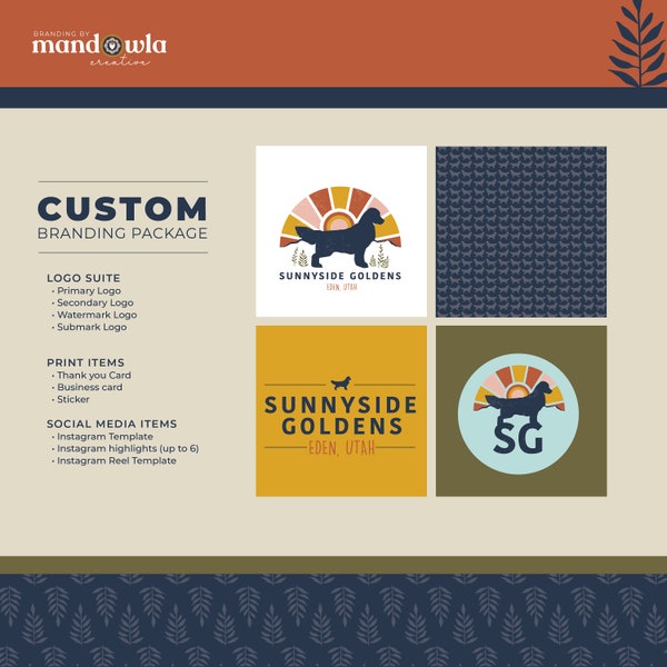 Business Logo and Social Media Package - Etsy