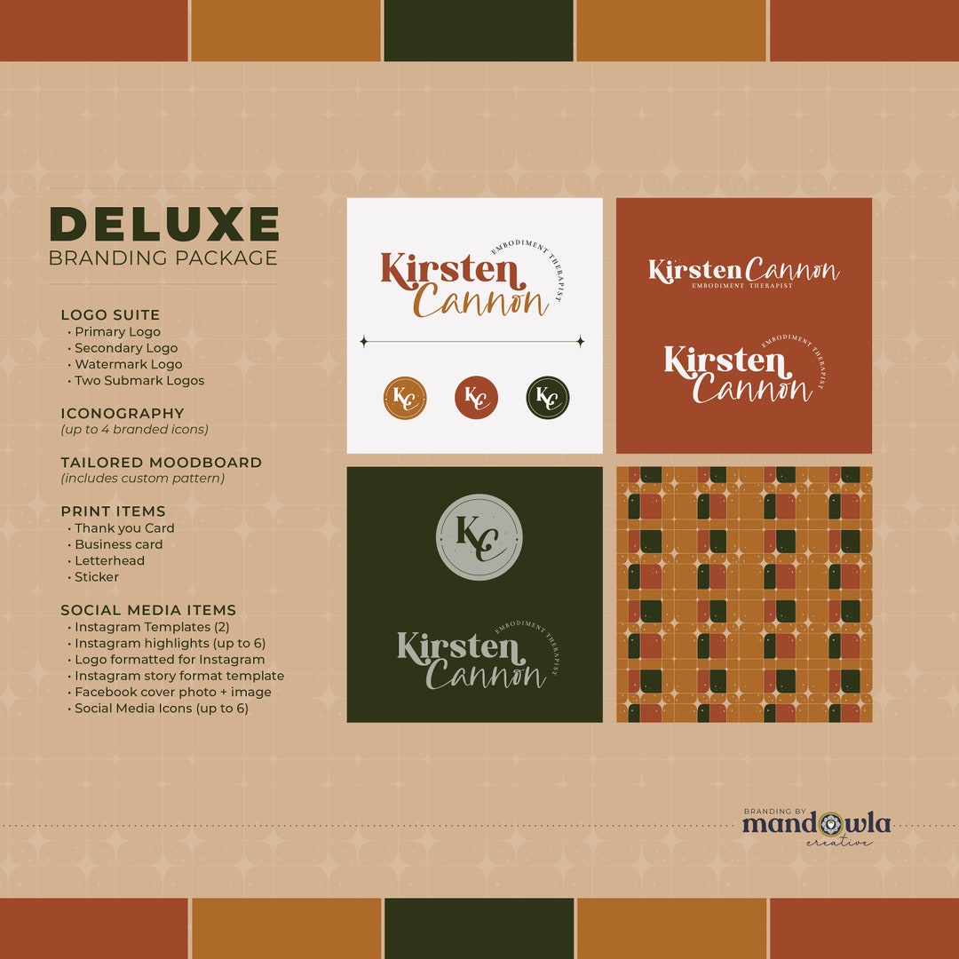 Full Branding Package for Social Media and Print Logo Design Suite ...